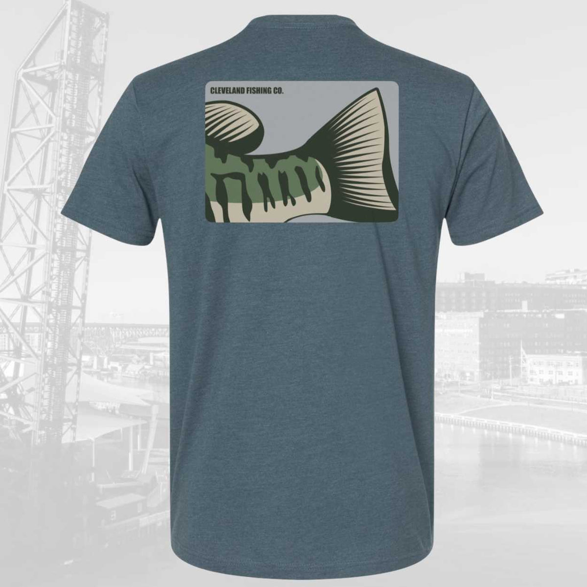 Smallmouth Bass Tail Out | Fishing T Shirt – Cleveland Fishing Co.